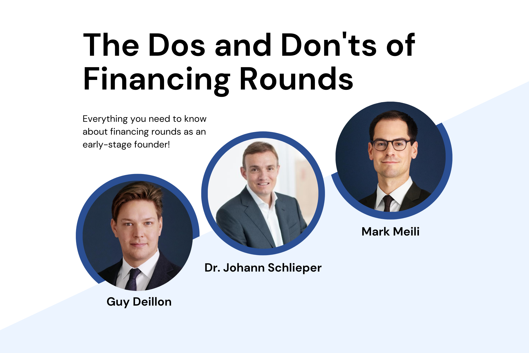The Dos and Don’ts of Financing Rounds: What You Must Know as an Early ...