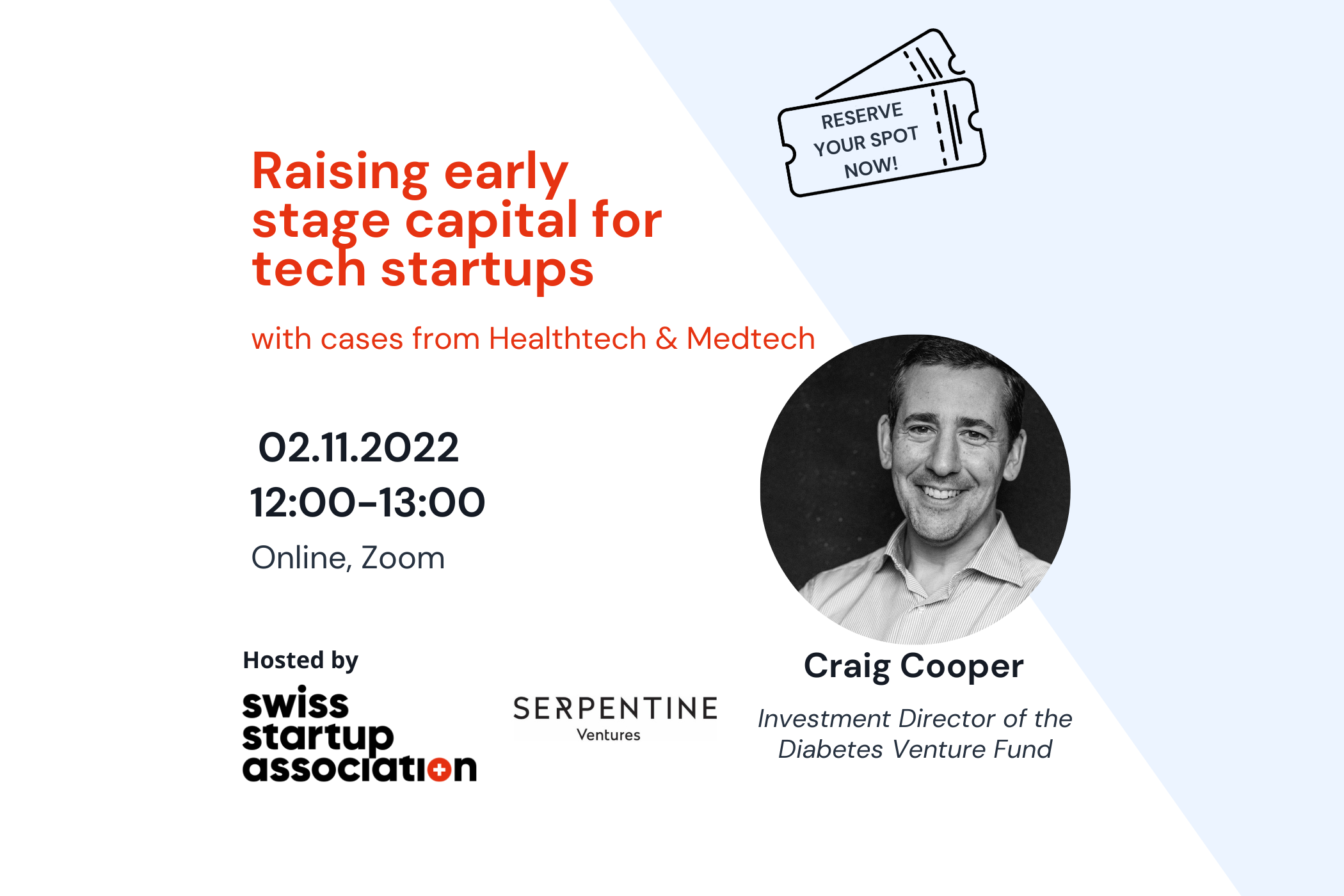Raising Early Stage Capital for Tech Startups - Swiss Startup Association