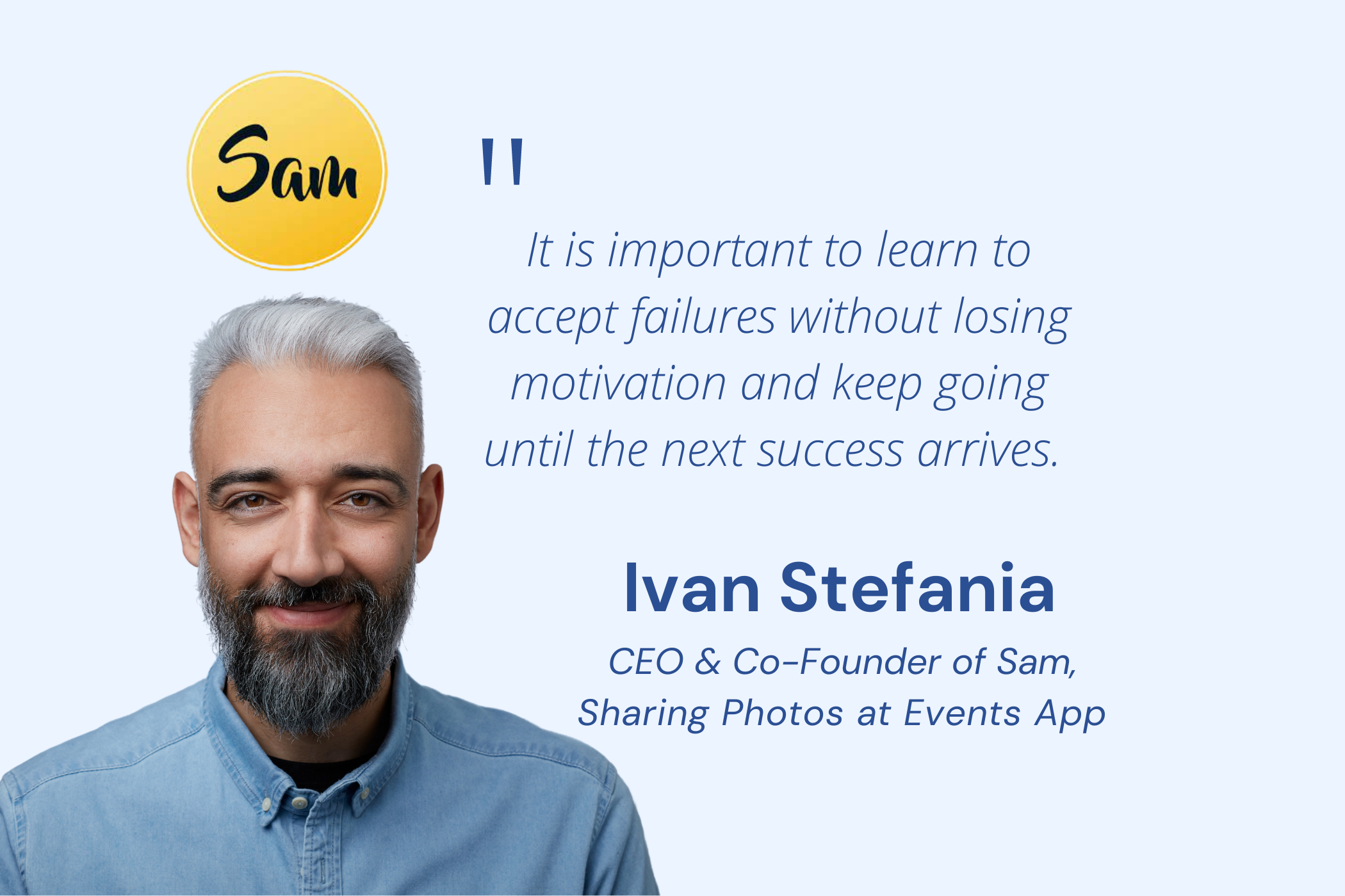 Meet our Premium Member: Ivan Stefania, Co-Founder & CEO of SAM ...