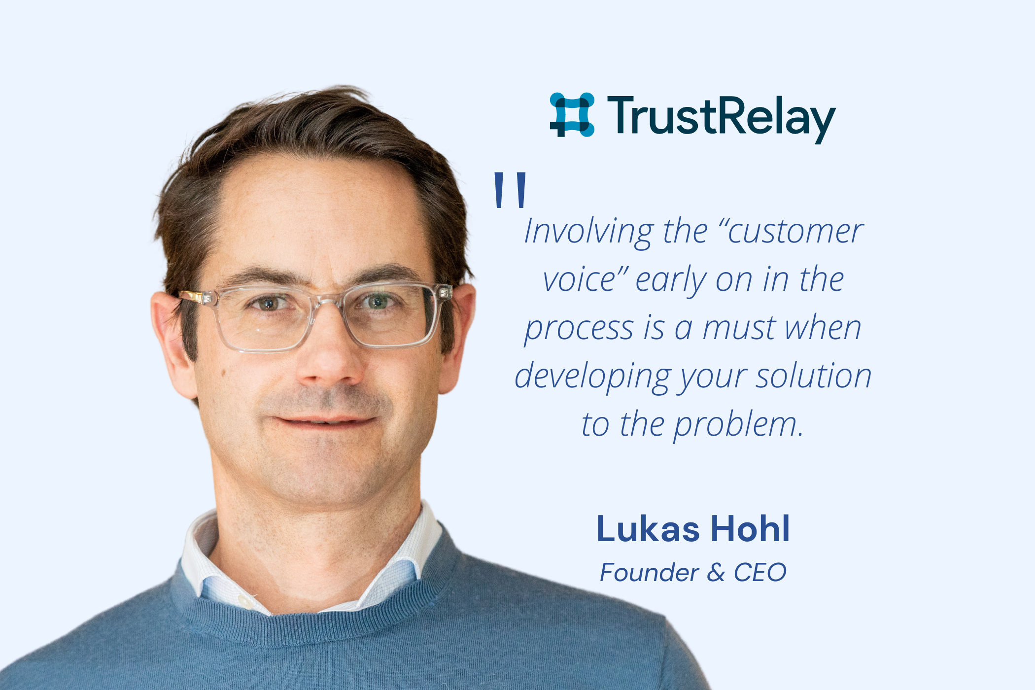 Meet our Premium Member Lukas Hohl - CEO & Founder of TrustRelay ...