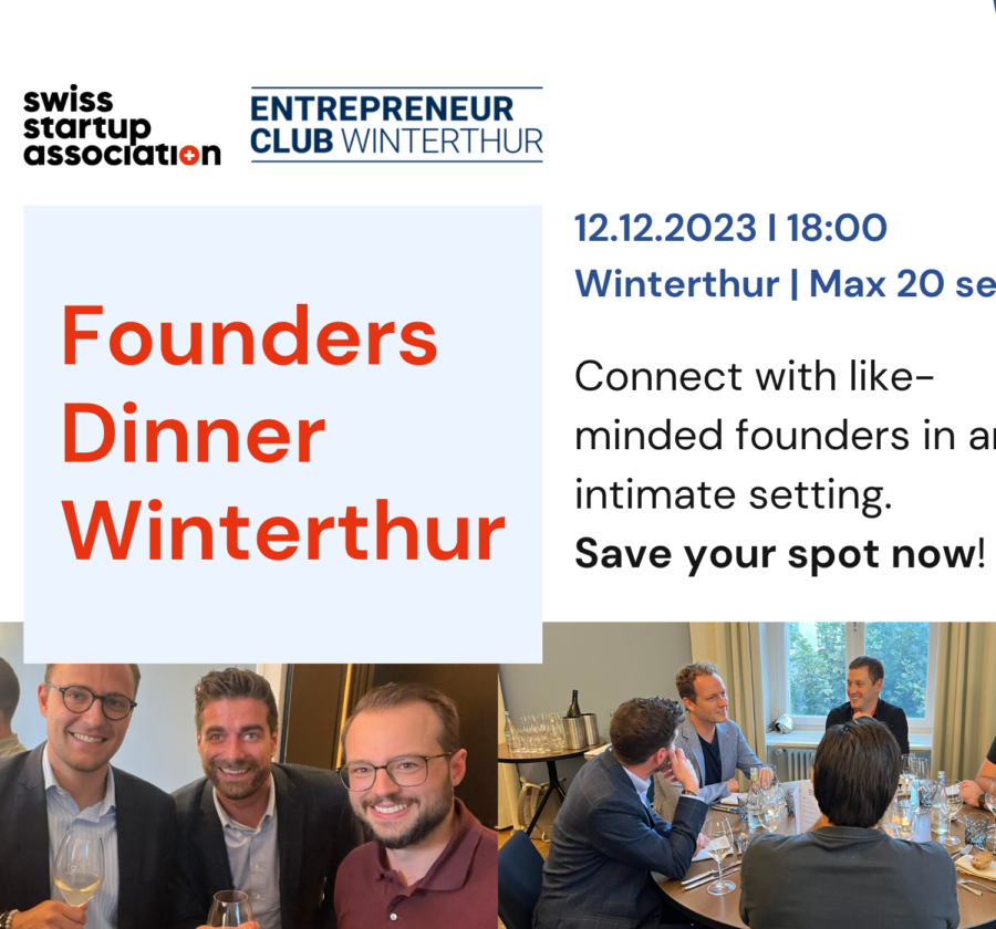 Founders Dinner: Zurich - Swiss Startup Association