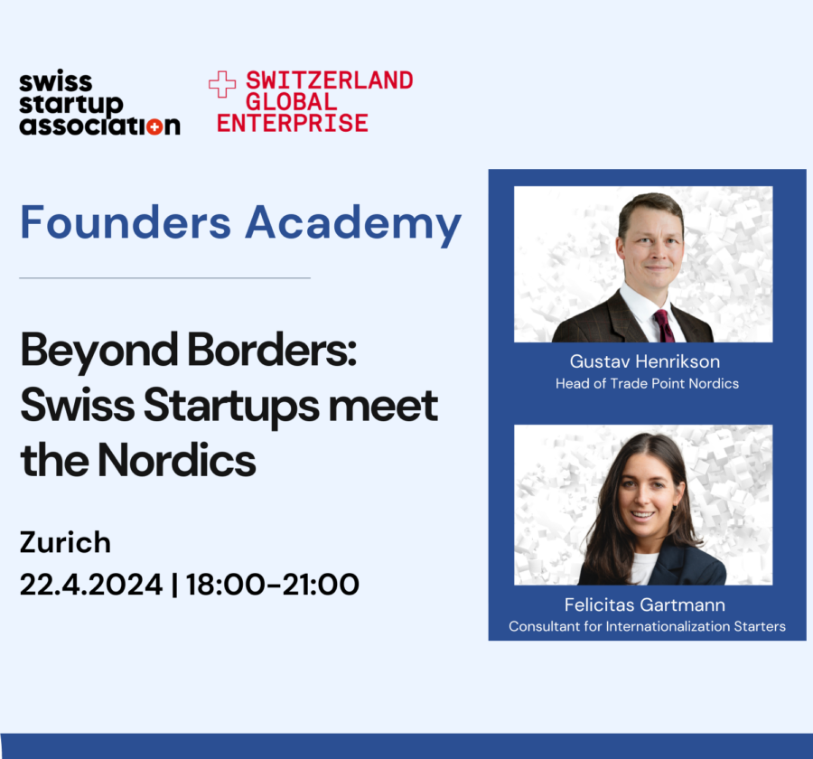 Upcoming Events - Swiss Startup Association