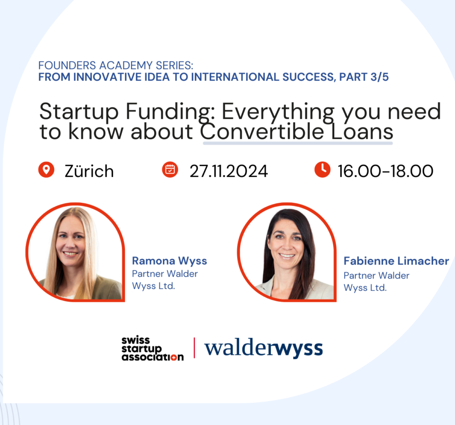 Upcoming Events - Swiss Startup Association