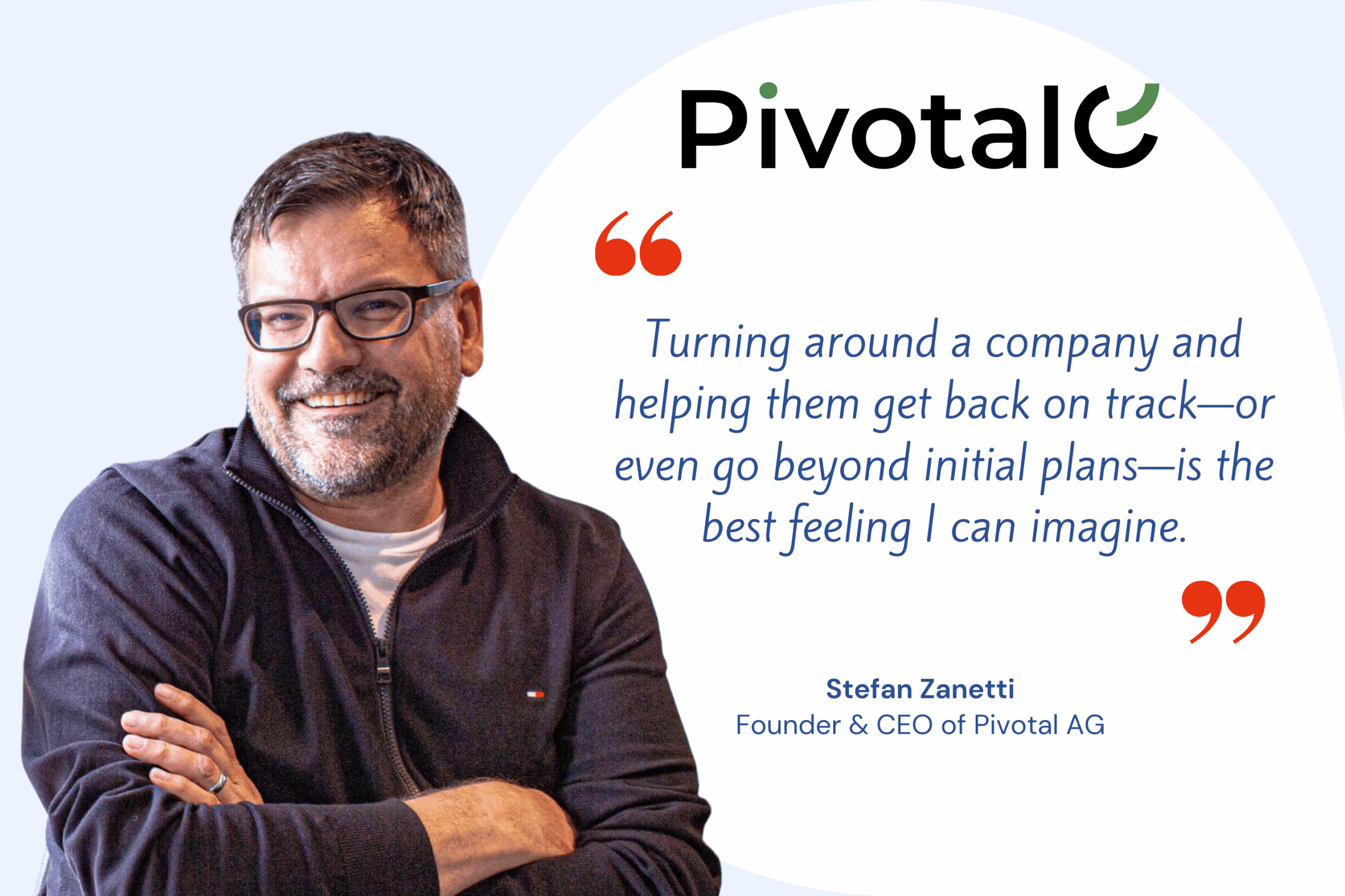 Meet Stefan Zanetti, Founder & CEO of Pivotal AG - Swiss Startup Association